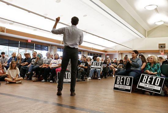 Candidate Us Senate Beto Talks Supporters Editorial Stock Photo - Stock ...