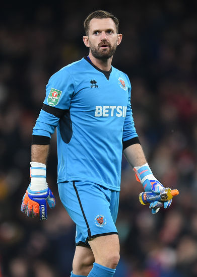 Goalkeeper Mark Howard Blackpool Editorial Stock Photo - Stock Image ...