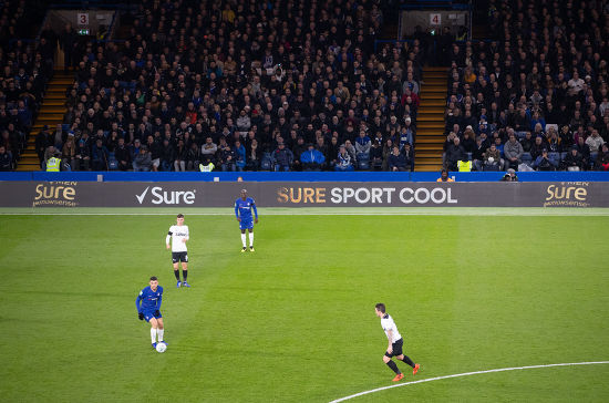 Sure Sport Advertising Hoarding Branding During Editorial Stock Photo ...