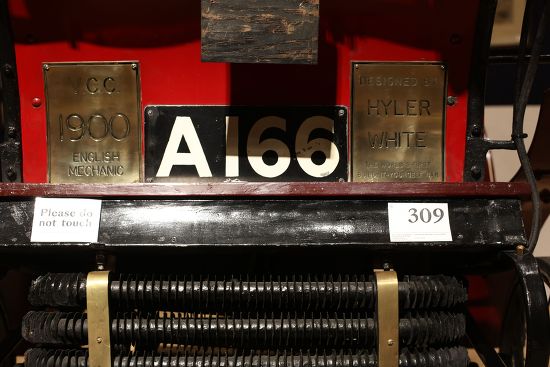 Vcc 1900 English Mechanic Metal Plate Editorial Stock Photo - Stock ...