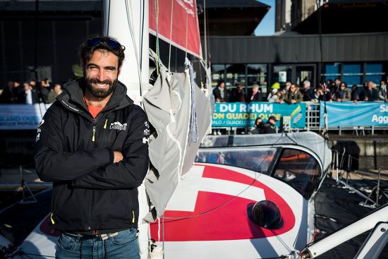 Swiss Skipper Alan Roura Poses Onboard Editorial Stock Photo - Stock ...