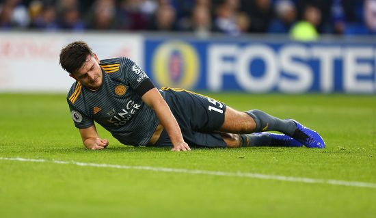 Harry Maguire Leicester Inured Editorial Stock Photo - Stock Image ...