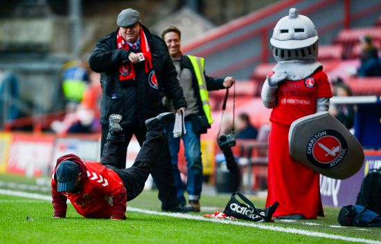 Seb Lewis Charlton Athletic Fan Performs Editorial Stock Photo - Stock ...