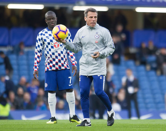 Chelsea Assistant Coach Gianfranco Zola Warms Editorial Stock Photo ...