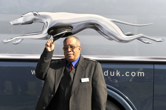 Us Greyhound Bus Driver Leon Batchelor Editorial Stock Photo - Stock ...