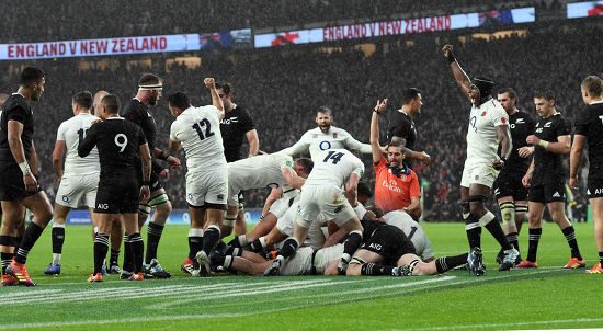 Englands Dylan Hartley Hidden Scores Push Editorial Stock Photo - Stock ...