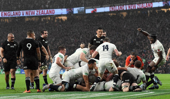 Englands Dylan Hartley Hidden Scores Push Editorial Stock Photo - Stock ...