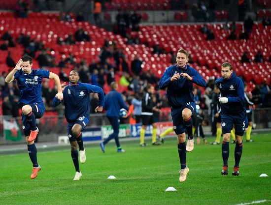 Psvs Players Warm Ahead Uefa Champions Editorial Stock Photo - Stock ...