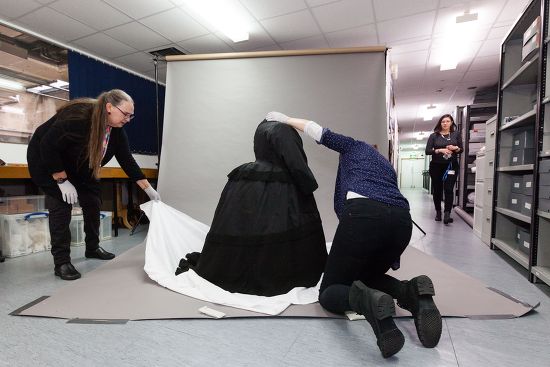 Unseen Queen Victoria Mourning Dress Going Editorial Stock Photo ...