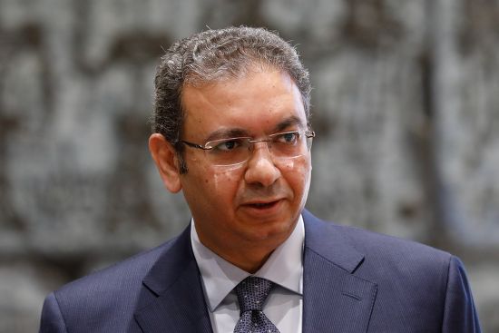 New Egyptian Ambassador Israel Khaled Azmi Editorial Stock Photo ...