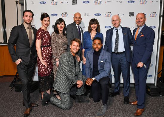 Aaron Taylorjohnson Cate Adams Tara Schuster Editorial Stock Photo ...