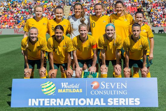 Matildas Pose Team Photo During First Editorial Stock Photo - Stock ...