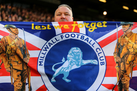 Millwall Supporters Remembers Fallen On 100th Editorial Stock Photo ...