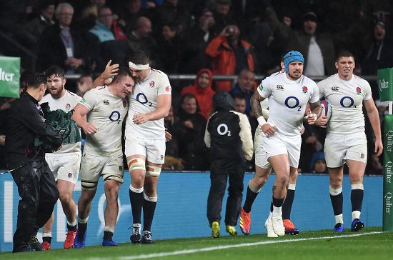 Englands Sam Underhill 3l Celebrates Team Editorial Stock Photo - Stock ...