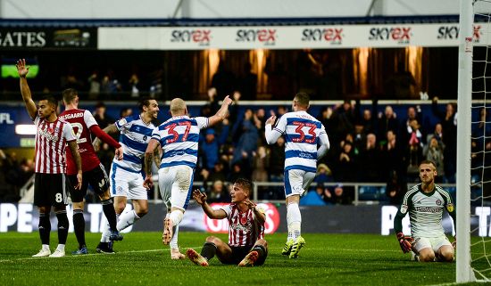 Joel Lynch Qpr Scores Celebrates 21 Editorial Stock Photo - Stock Image ...