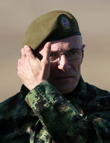 Serbian Army Chief Staff Lieutenant General Editorial Stock Photo ...