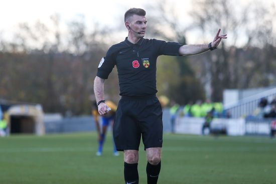 Ollie Yates Referee During Fa Cup Editorial Stock Photo - Stock Image ...