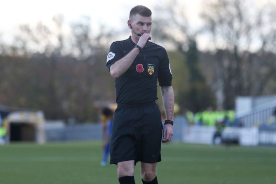 Ollie Yates Referee During Fa Cup Editorial Stock Photo - Stock Image ...