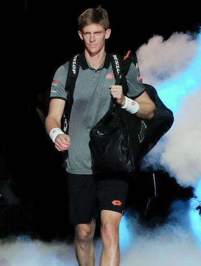 Kevin Anderson Rsa Walks Onto Court Editorial Stock Photo - Stock Image ...