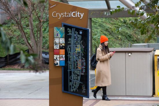 Sign Shows Map Crystal City Entrance Editorial Stock Photo - Stock ...