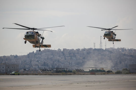 Jordan King Abdullah Ii Helicopters Arrives Editorial Stock Photo ...