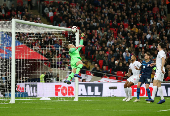 Dele Alli England Header Hits Upright Editorial Stock Photo - Stock ...