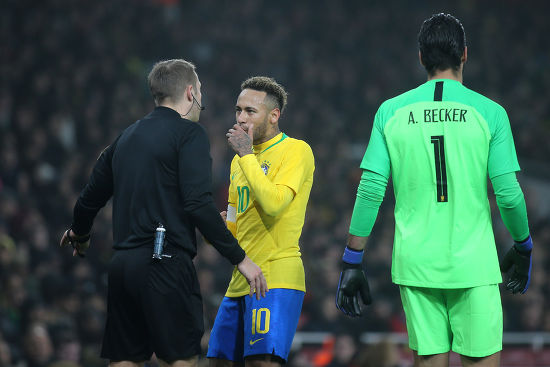 Neymar Jr Brazil Has Few Words Editorial Stock Photo - Stock Image ...