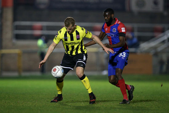 Danny Rowe Fylde Emmanuel Onariase Dagenham Editorial Stock Photo ...