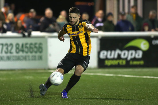 Jake Cassidy Maidstone United Action During Editorial Stock Photo ...