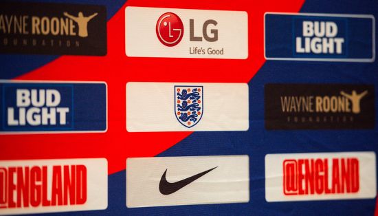 England Press Conference Background Detail Editorial Stock Photo ...