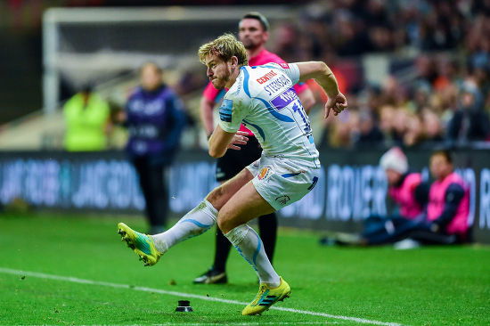 Gareth Steenson Exeter Chiefs Converts His Editorial Stock Photo ...