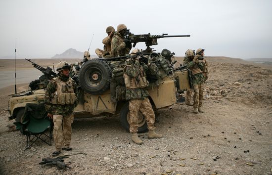 British Reconnaissance Force Brf 52 Brigade Editorial Stock Photo ...
