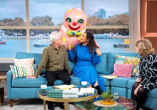 Phillip Schofield Rochelle Humes Maggie Philbin Editorial Stock Photo ...
