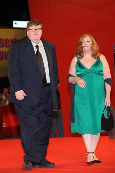 Michael Moore Wife Kathleen Glynn Editorial Stock Photo - Stock Image ...