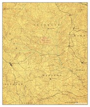 Usa Timeless Maps Carnesville Georgia Map Editorial Stock Photo - Stock ...