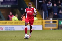 Aaron Hayden 5 Wrexham On Attack Editorial Stock Photo - Stock Image ...