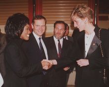 Princess Diana Jeffrey Archer Harver Goldsmith Editorial Stock Photo ...