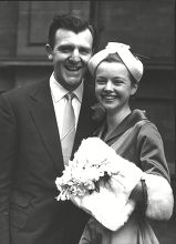 Glyn Houston Actor His Bride Model Editorial Stock Photo - Stock Image ...