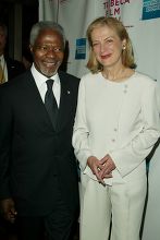Kofi Annan Wife Nane Lagergren Editorial Stock Photo - Stock Image ...