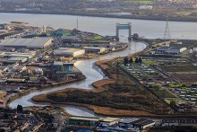 River Roding Leading Down Barking Creek Editorial Stock Photo - Stock ...