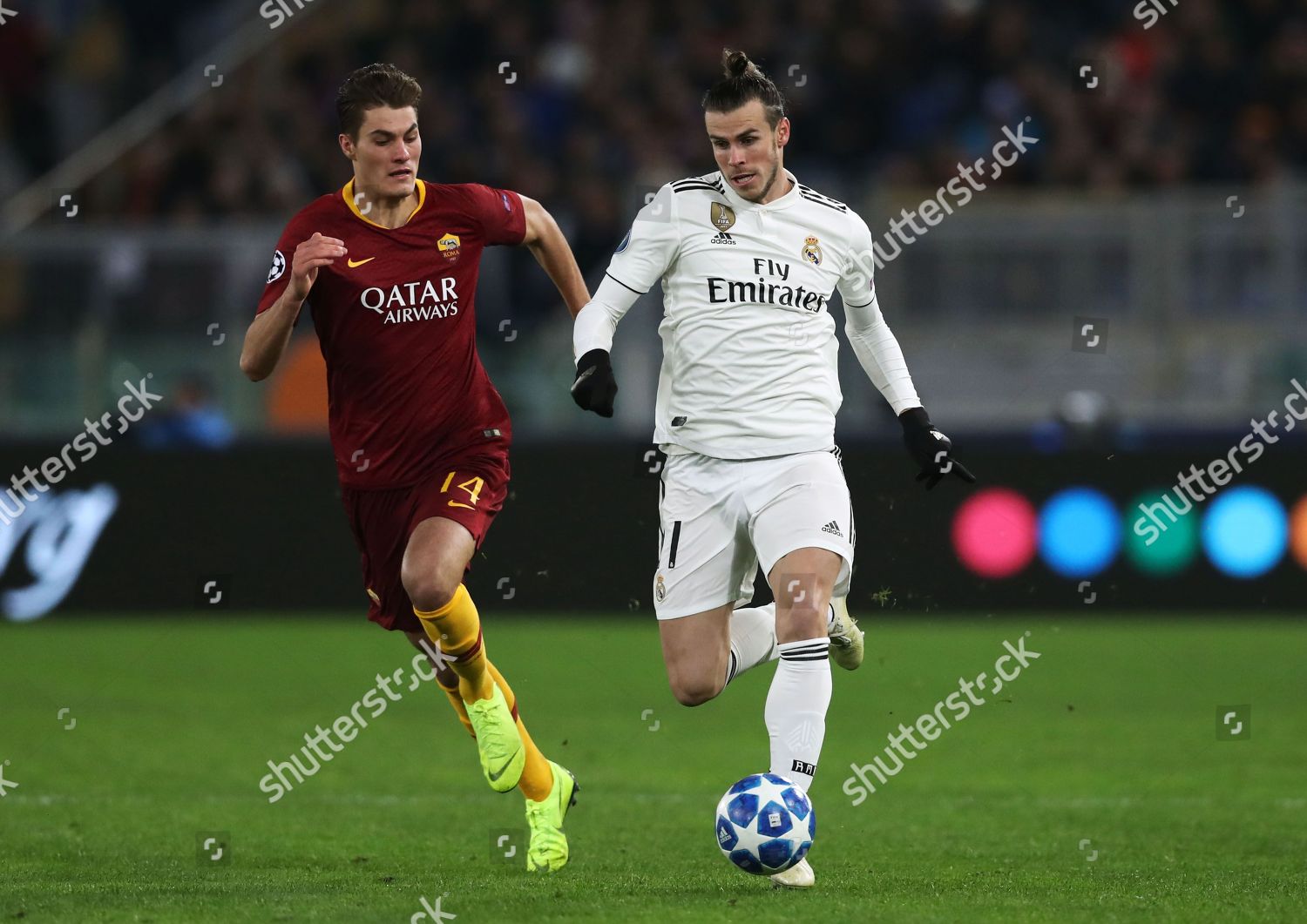 Patrik Schick Roma Gareth Bale Real Editorial Stock Photo - Stock Image ...