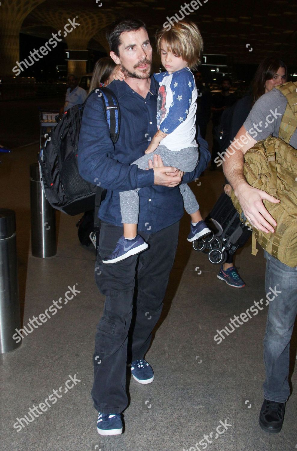 Christian Bale His Son Joseph Editorial Stock Photo - Stock Image ...