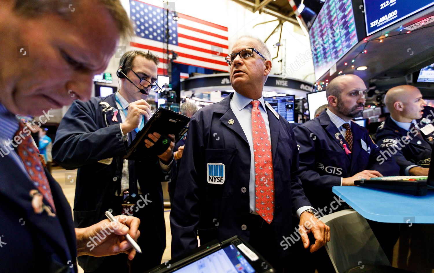 Traders Floor Official Work End Day Editorial Stock Photo - Stock Image ...