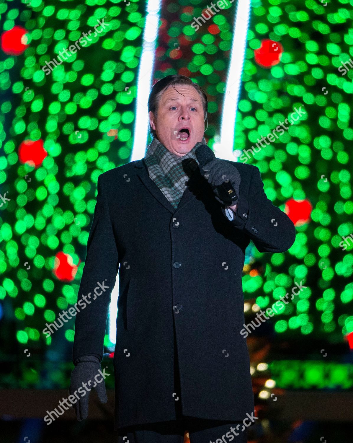 Irish Tenor Anthony Kearns Performs During Editorial Stock Photo ...