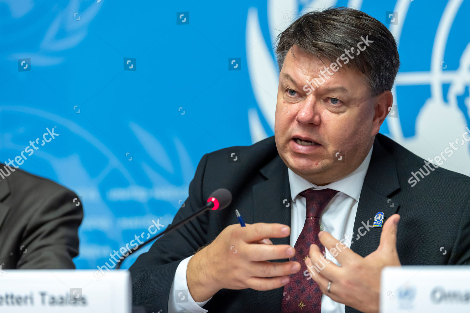 Petteri Taalas World Meteorological Organization Wmo Editorial Stock Photo - Stock Image ...