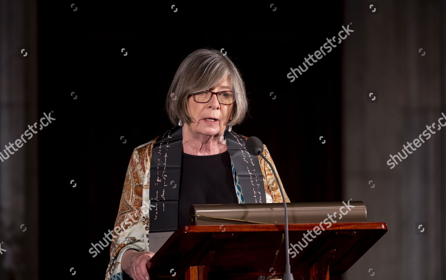 Erasmus Prize Awarded American Journalist Writer Editorial Stock Photo ...
