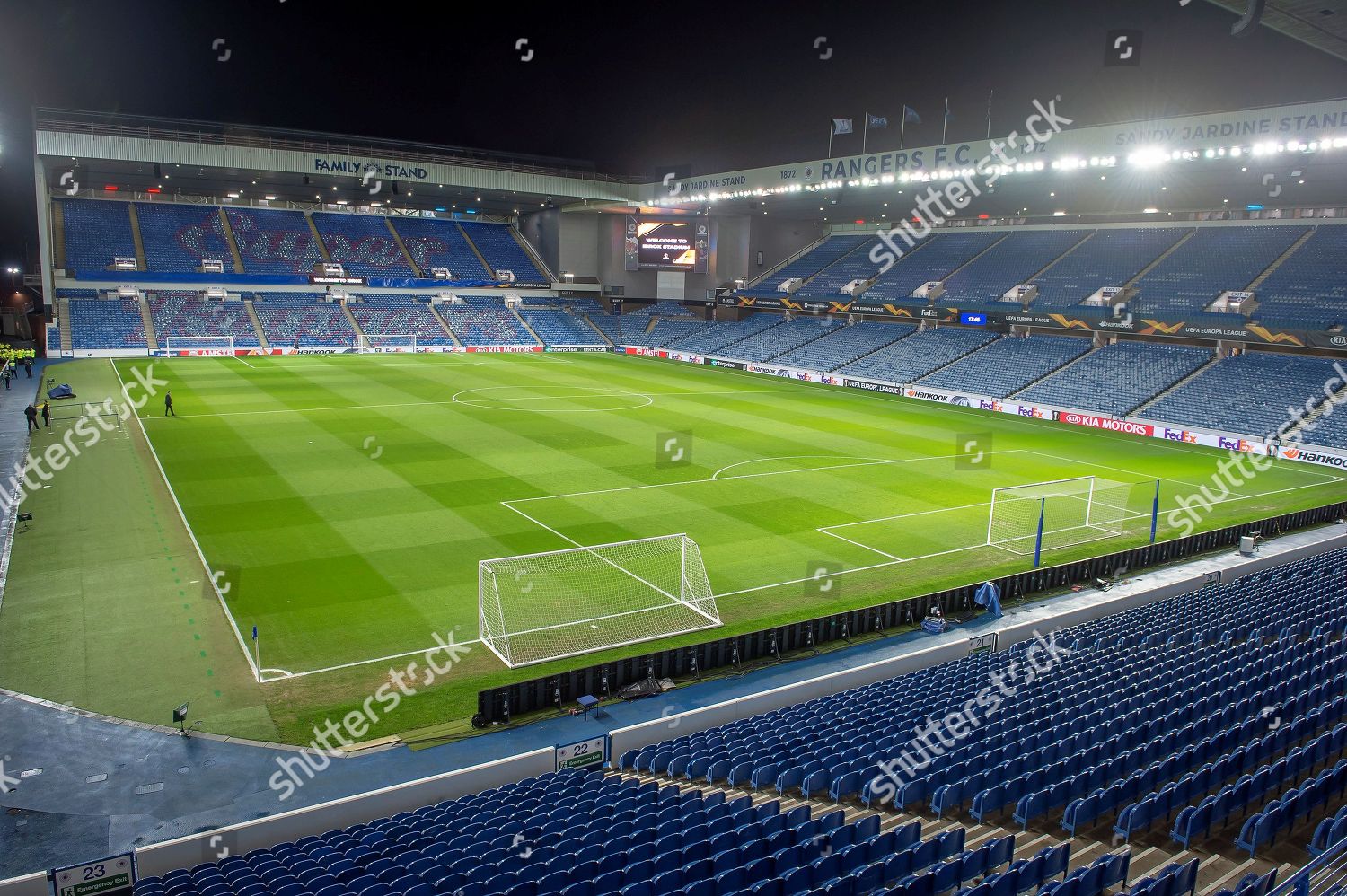 General View Inside Ibrox Stadium Glasgow Editorial Stock Photo - Stock ...