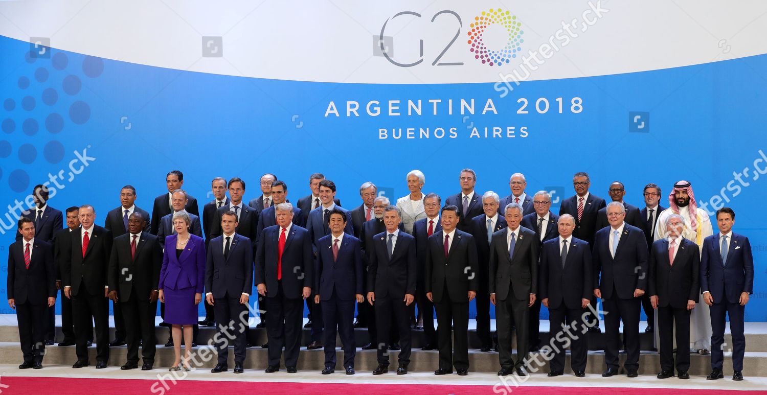 Heads State Government G20 Countries Pose Editorial Stock Photo - Stock ...