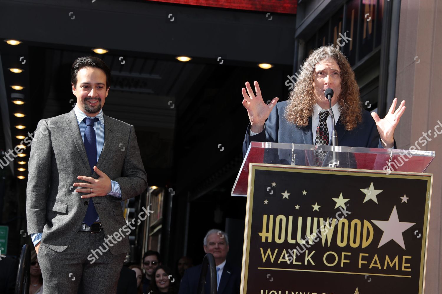 LIN-MANUEL MIRANDA WEIRD AL YANKOVIC Editorial Stock Photo - Stock ...