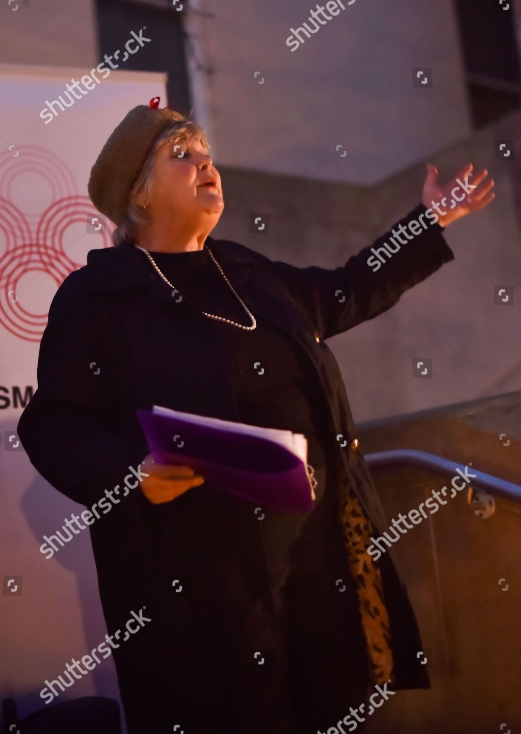 Lgbt Poet Laureate Trudy Howson Candlelit Editorial Stock Photo - Stock ...